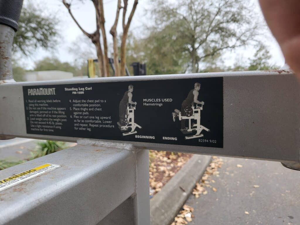 Paramount Standing Leg Curl - ReFit Nation