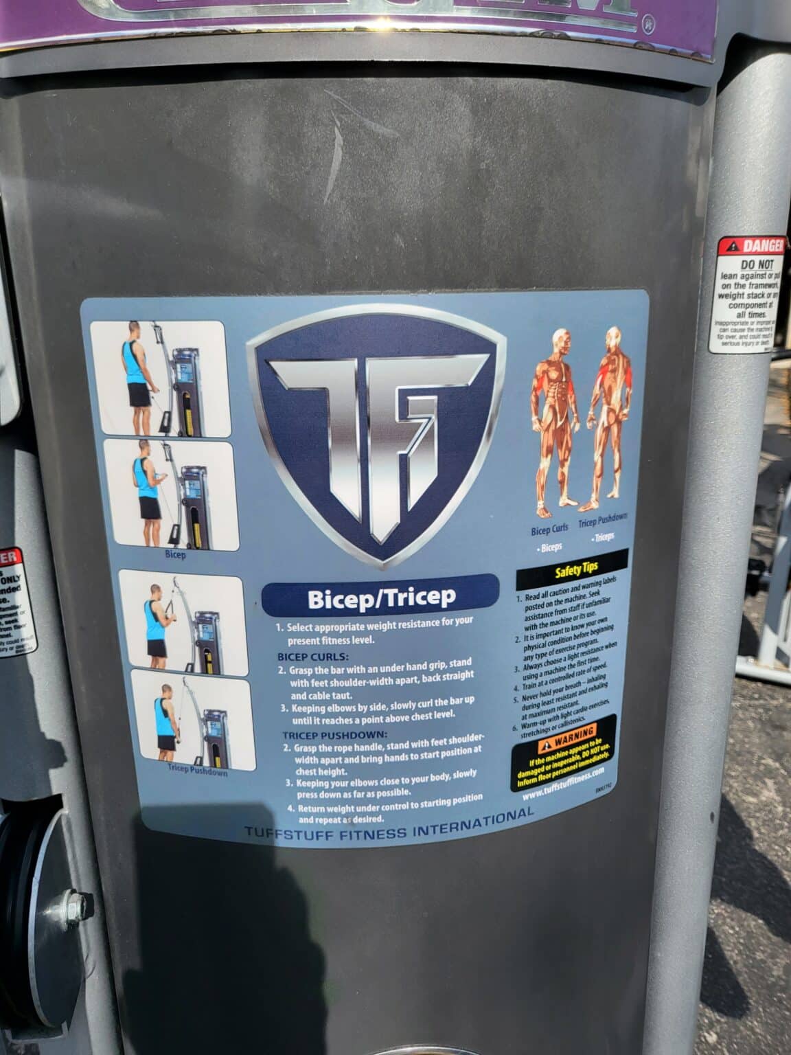 Tuff Stuff Calgym Bicep / Tricep - ReFit Nation