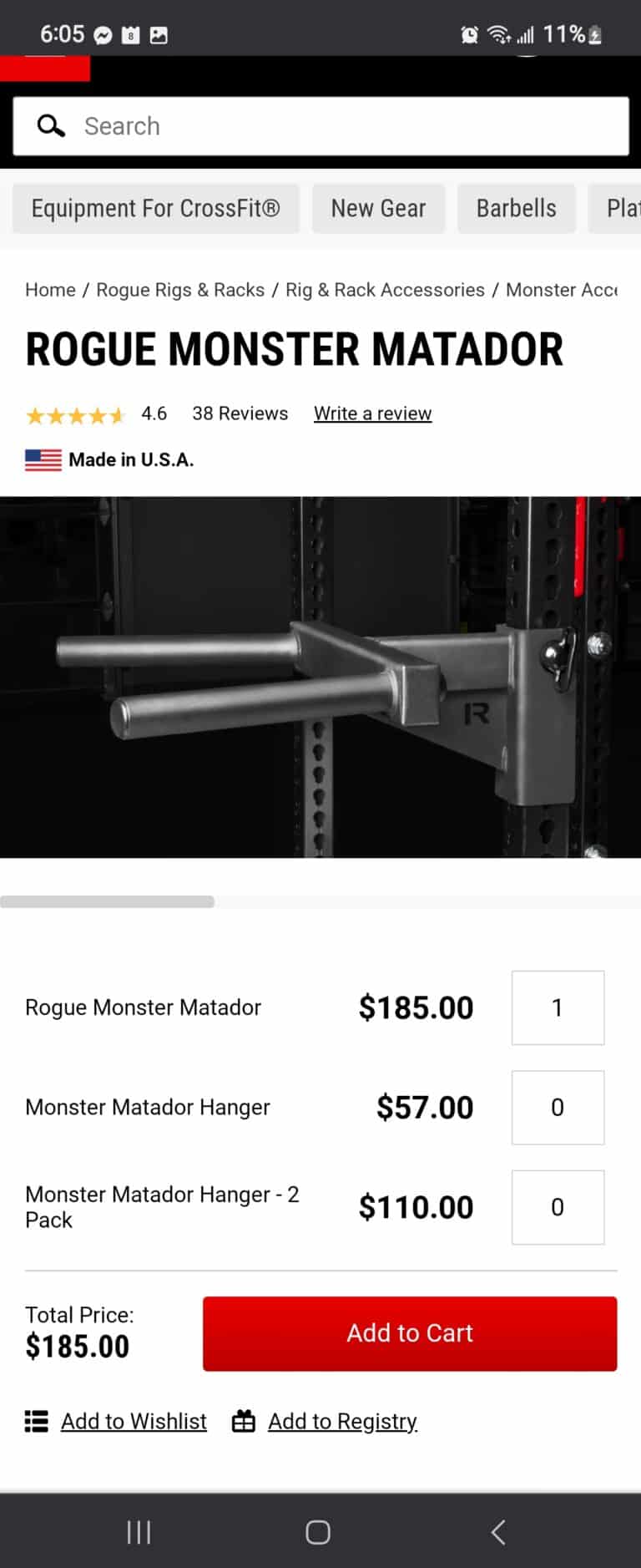 Rogue Monster Matador - ReFit Nation