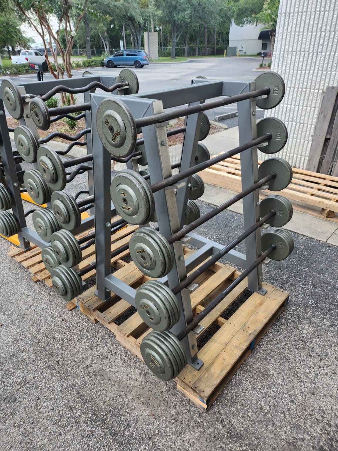 Ivanko Fixed Barbell Set w/ Racks - ReFit Nation