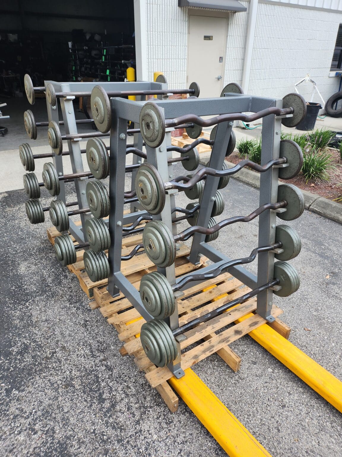 Ivanko Fixed Barbell Set w/ Racks - ReFit Nation